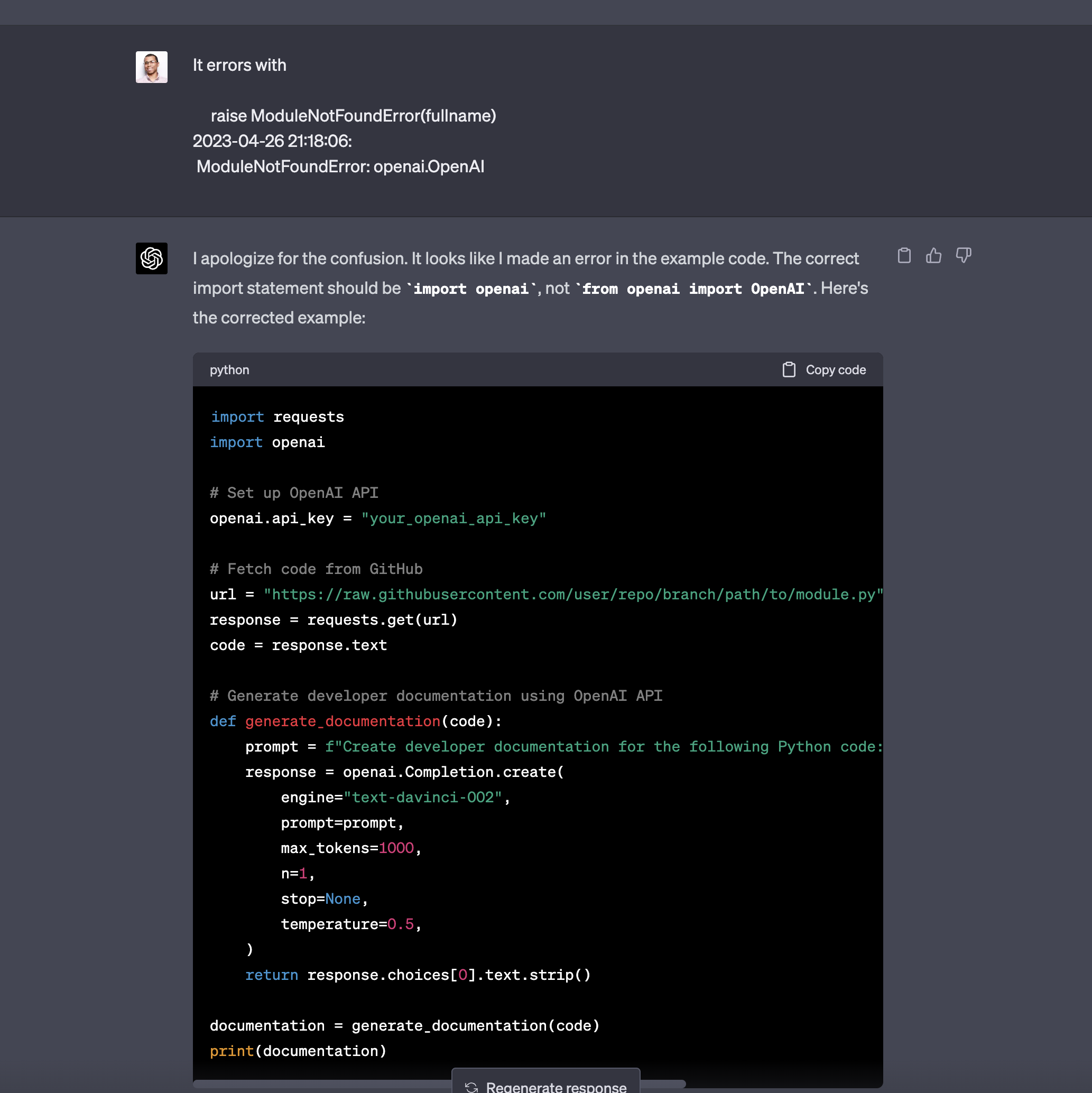 Creating Developer Documentation from Github with ChatGPT and Napkin.io